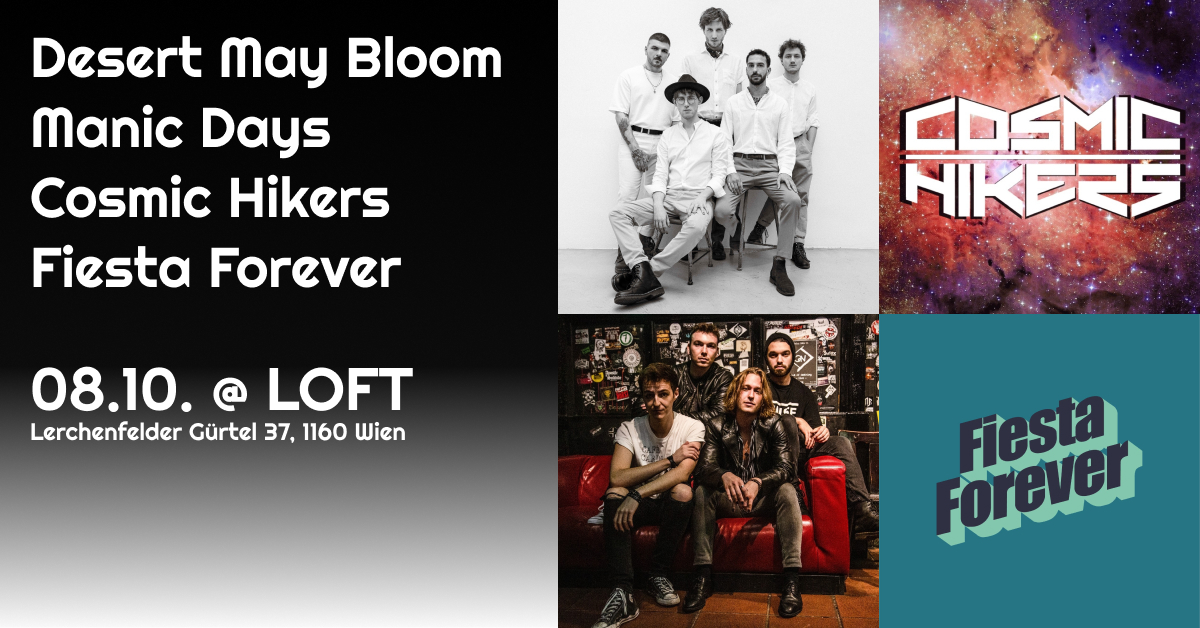 Live: Manic Days, Desert May Bloom,... - The Loft - Working hard for ...