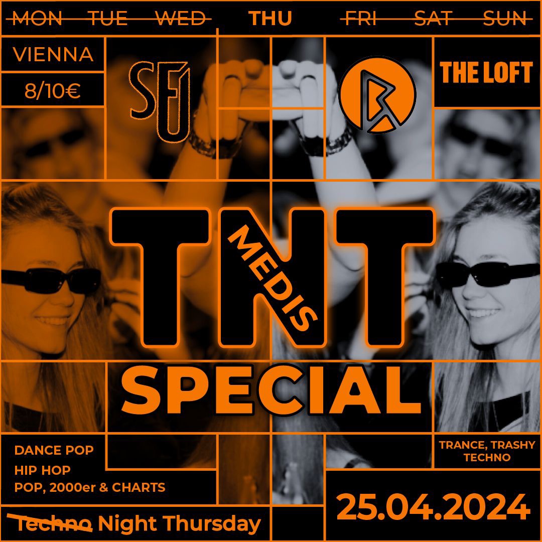Techno Night Thursday Med Special (TNT Med Special) - The Loft ...